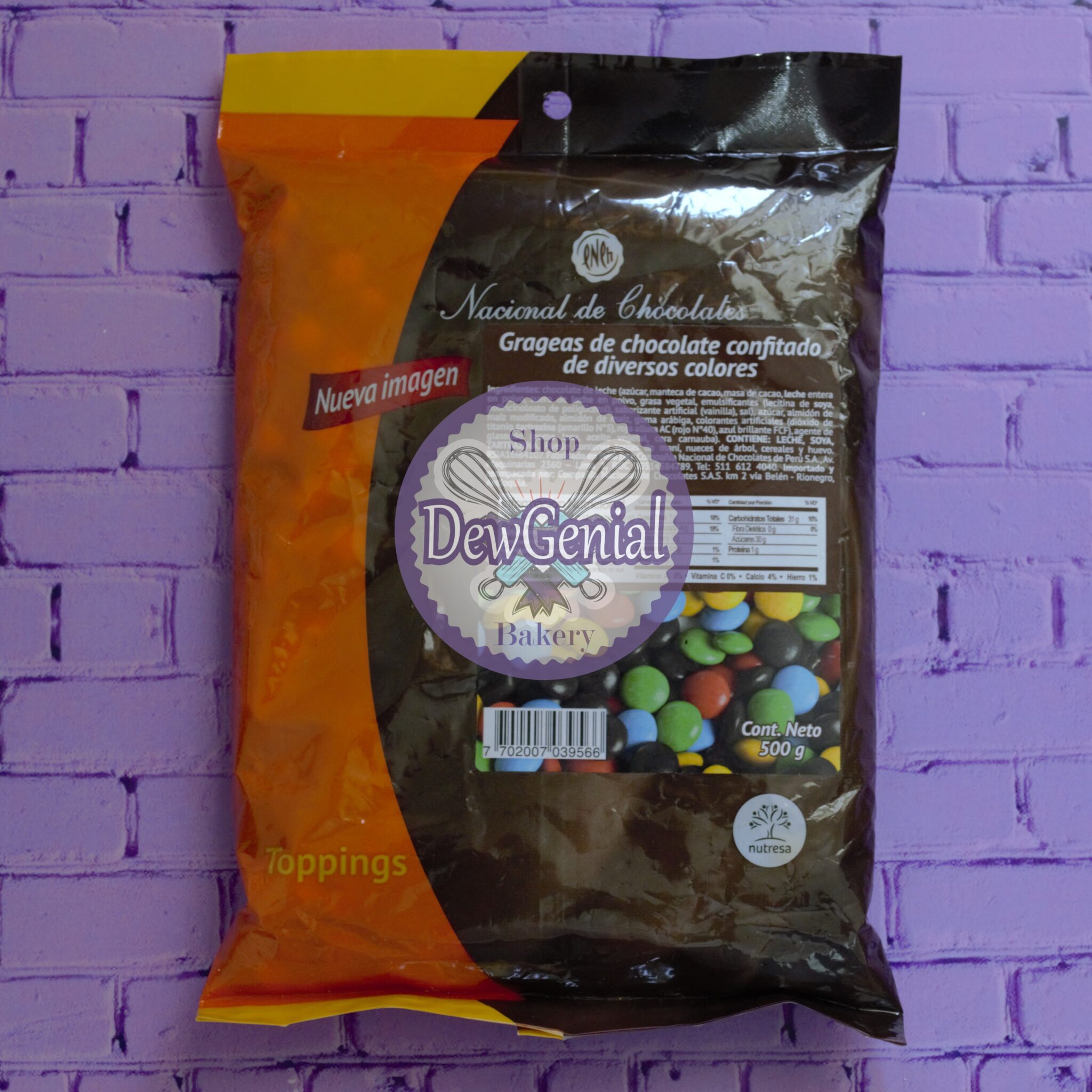Grageas de Chocolate Confitado de Diversos Colores – DewGenial
