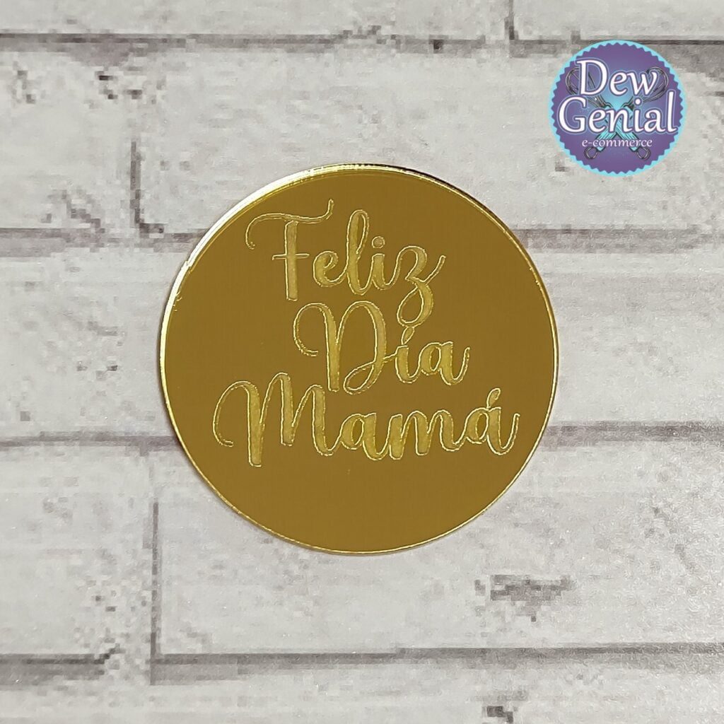 Circle Topper Feliz Día Mamá Ct 002 Dewgenial