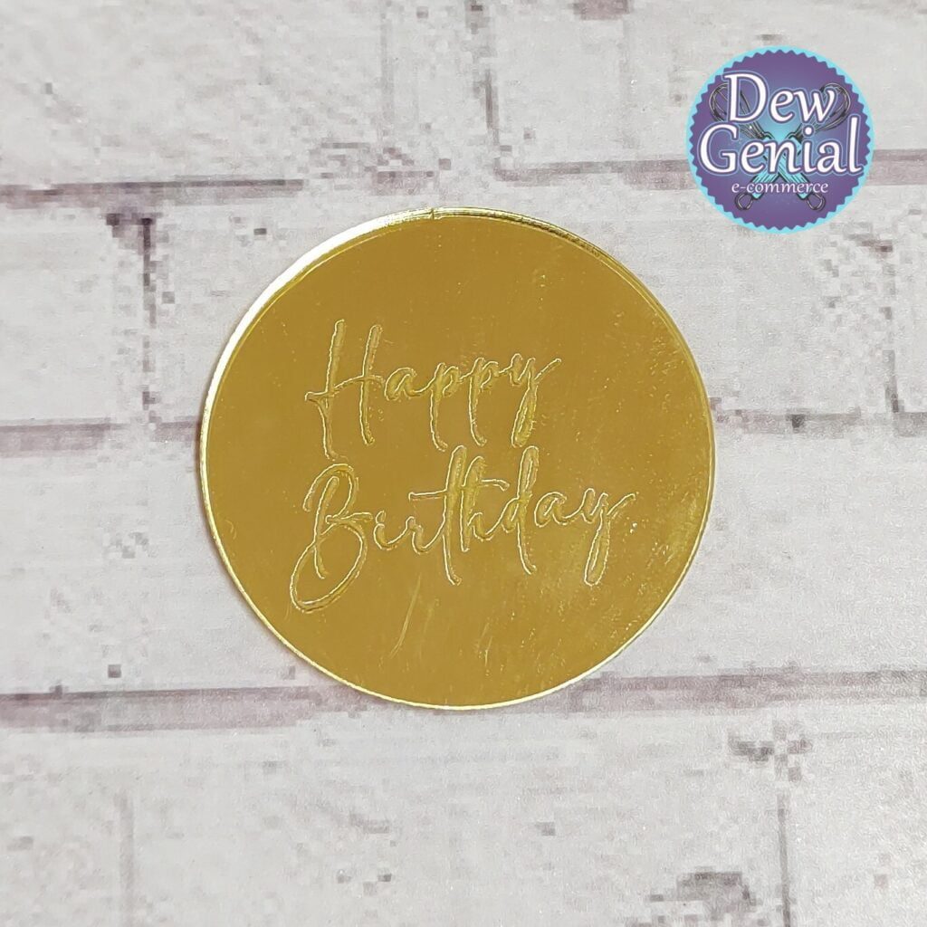 Circle Topper Happy Birthday ct-008 – DewGenial