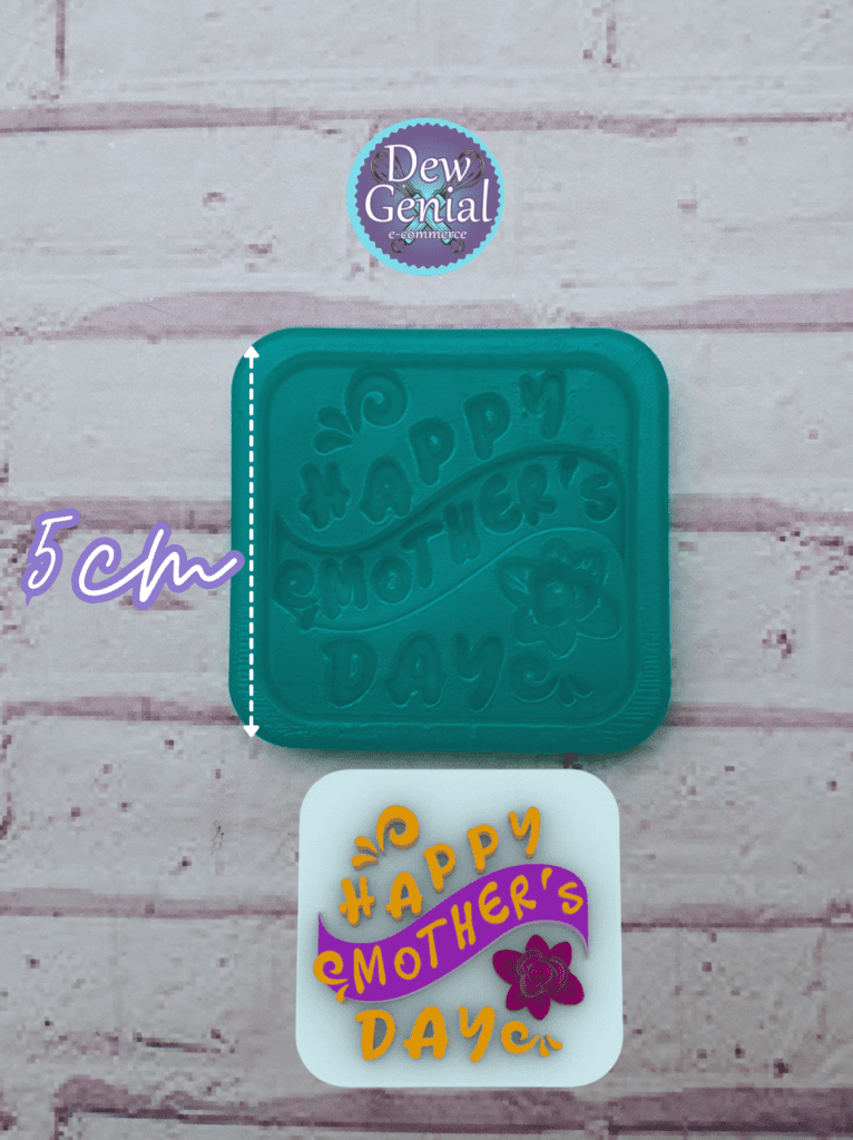 Molde de Silicona Mama Happy Mother´s Day Liston DG-1018 | DewGenial
