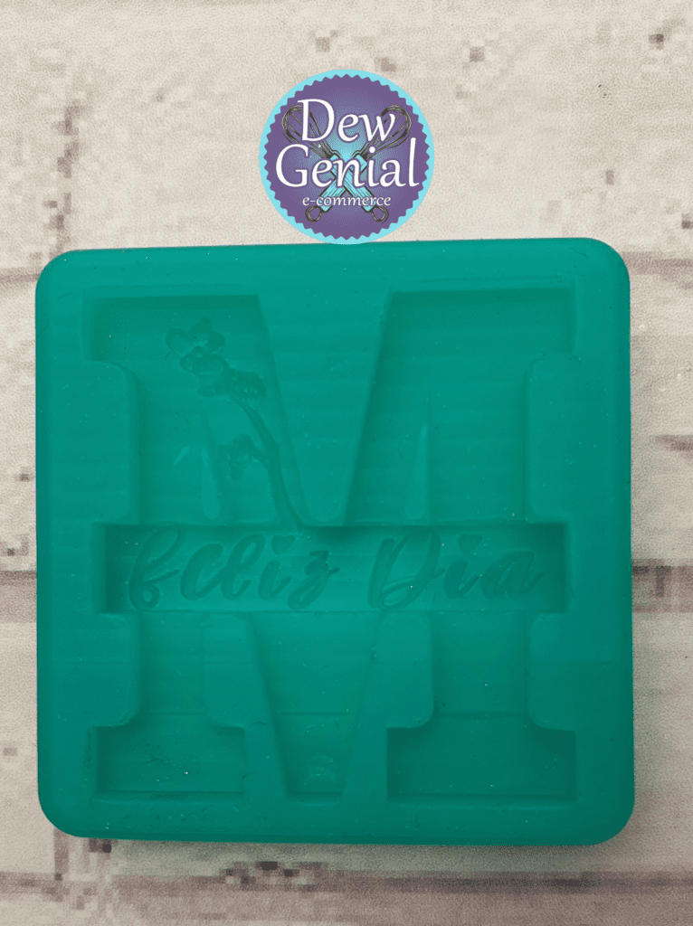 Molde De Silicona Letra M Mama Feliz Dia 4Cm DG-1177 | DewGenial