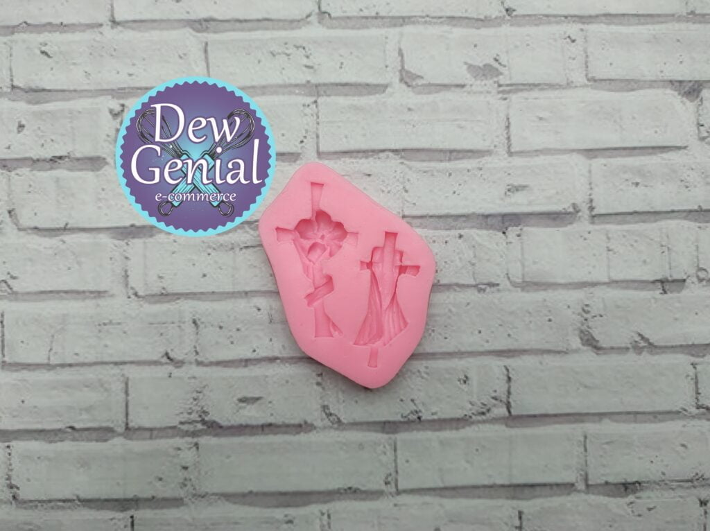 Molde Silicona Cruz Duo ms-222 – DewGenial