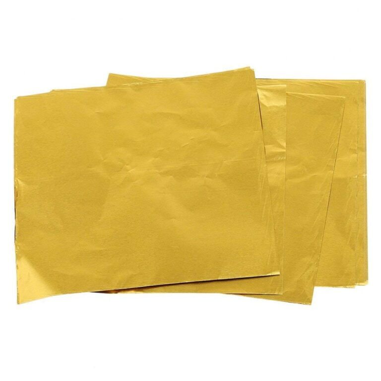 Papel Foil Aluminio para Envolver Chocolates Dorado 20x20cm x50unds ...