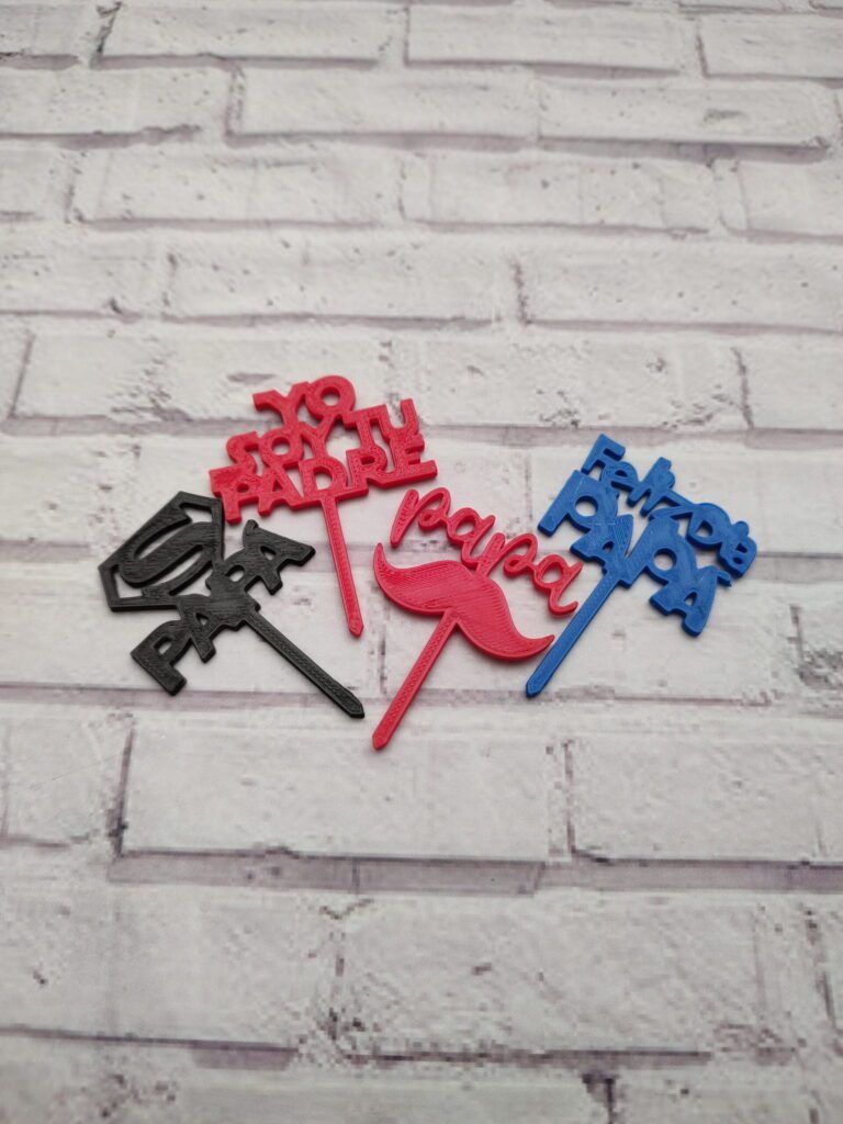 Topper Pin Feliz Día Papá x12 TP-001 | DewGenial