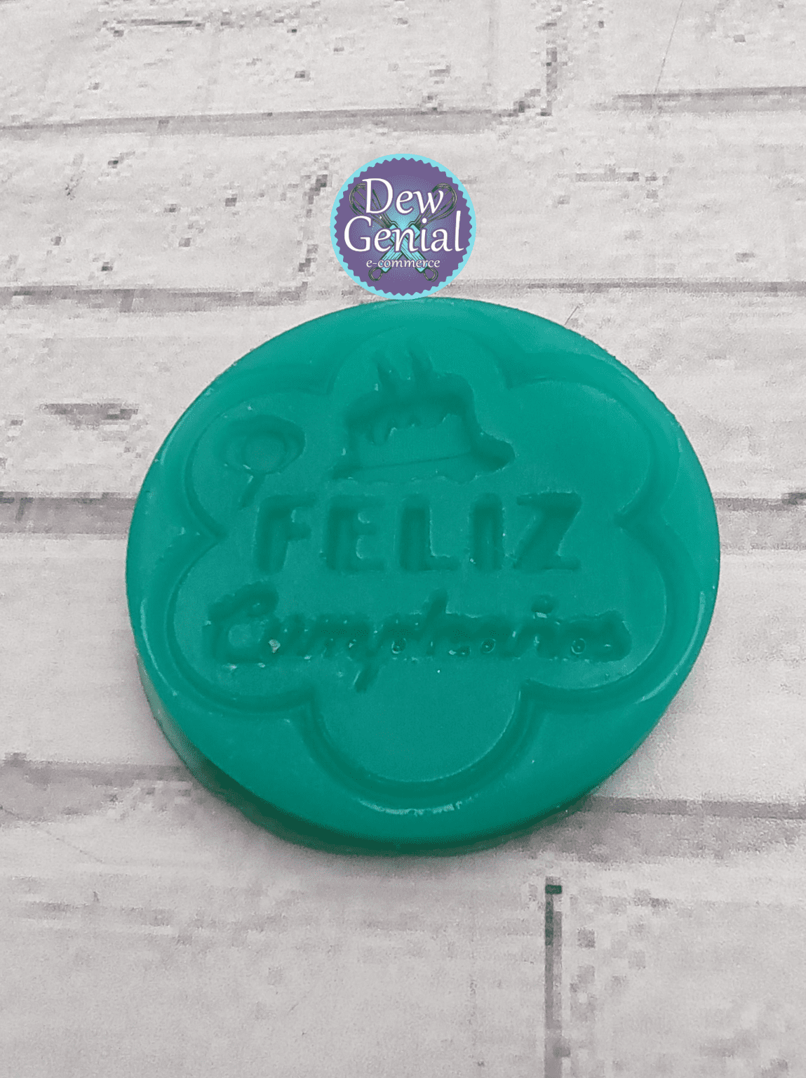 Molde de Silicona Mensaje Feliz Cumpleaños Torta DG-1077 | DewGenial