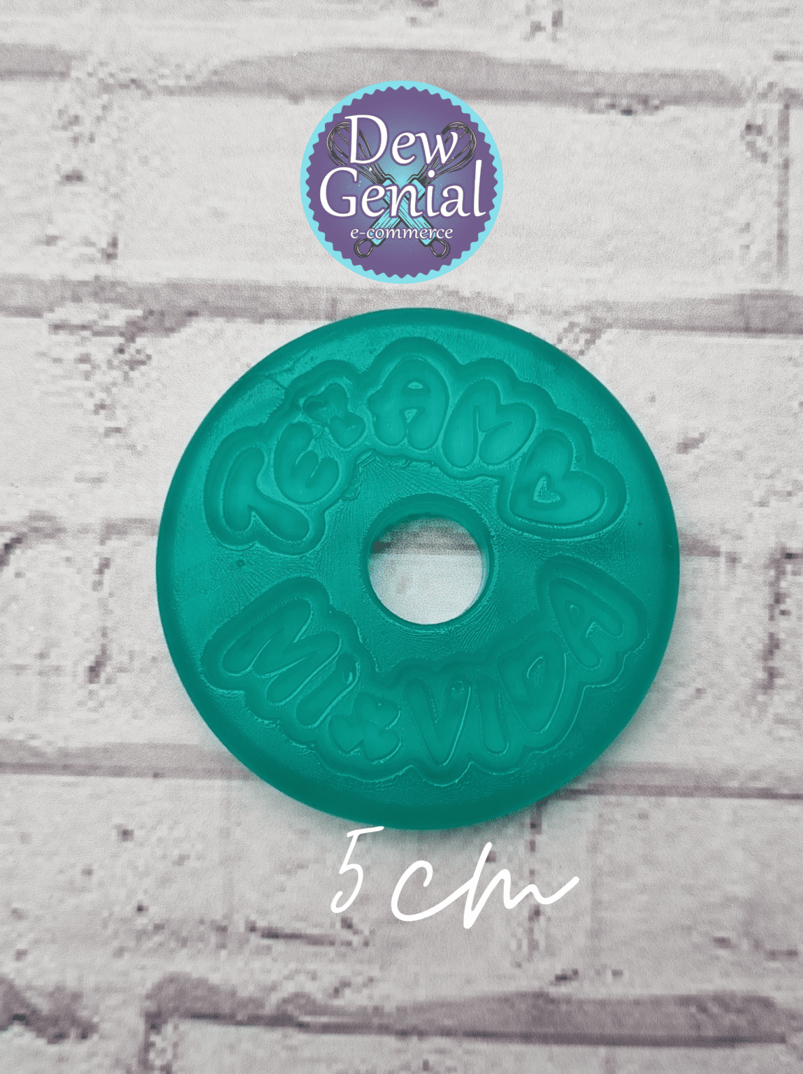 Molde De Silicona Te Amo Mi Vida Donitas DG-1024 | DewGenial